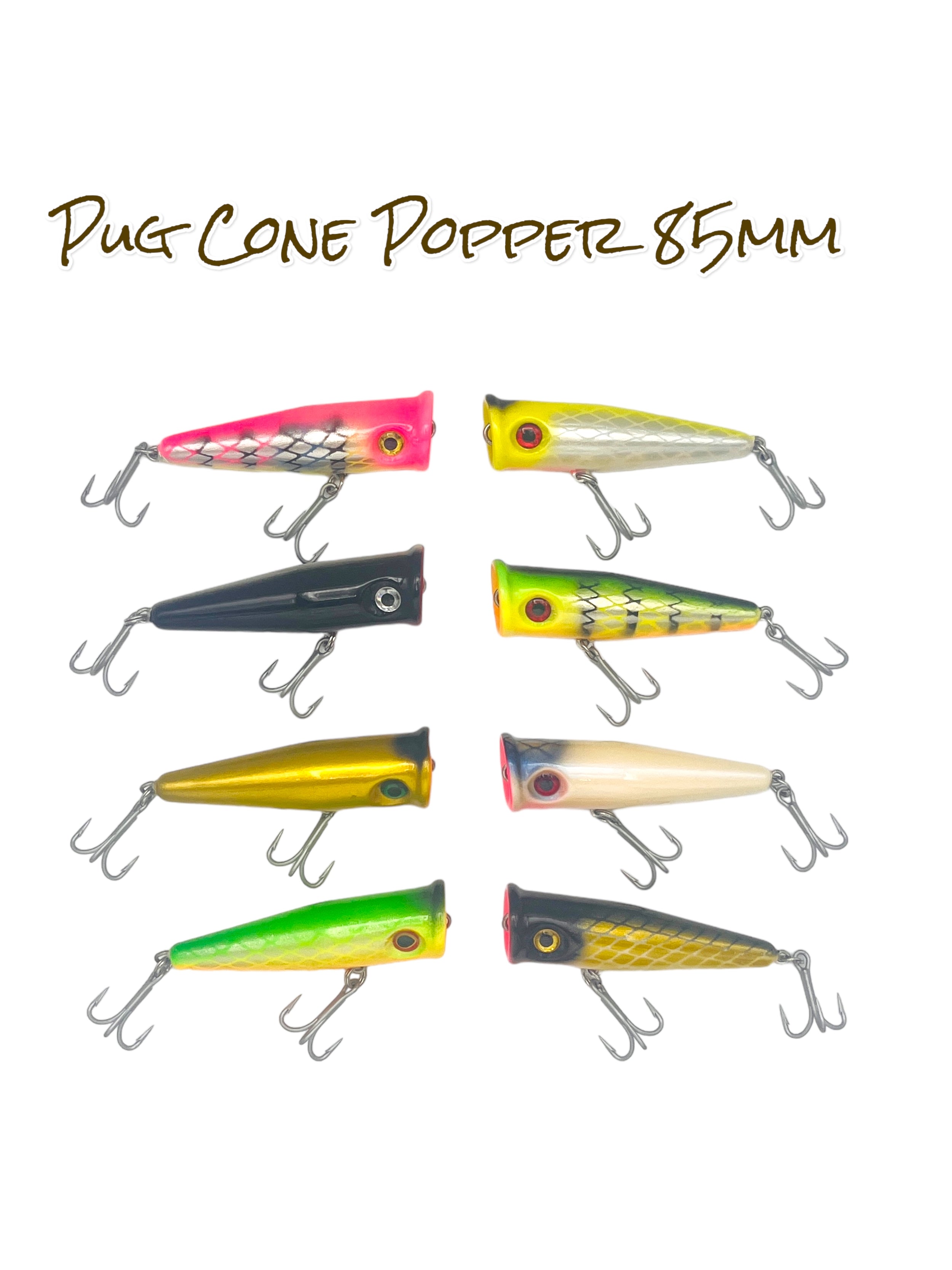 Old Dog Pug Popper lures are designed to catch fish - Old Dog Lures ...